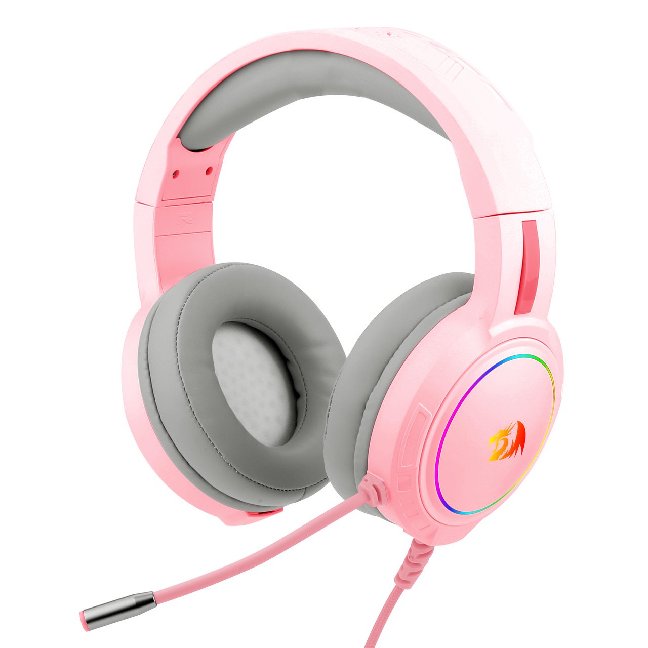 Fone Headset Gamer Profissional Mento Rosa H270-RGB Redragon ...