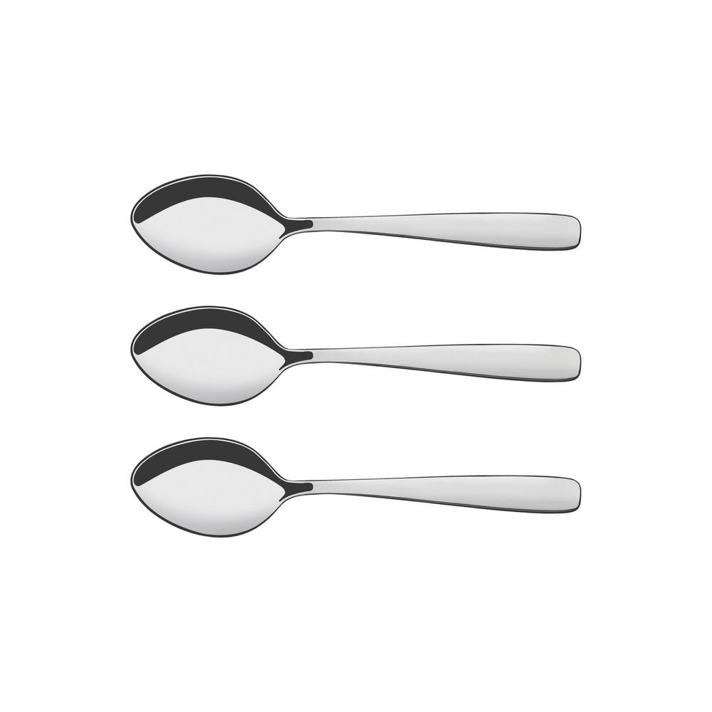 Conjunto de colheres para sobremesa aço inox 3 pç | MadeiraMadeira