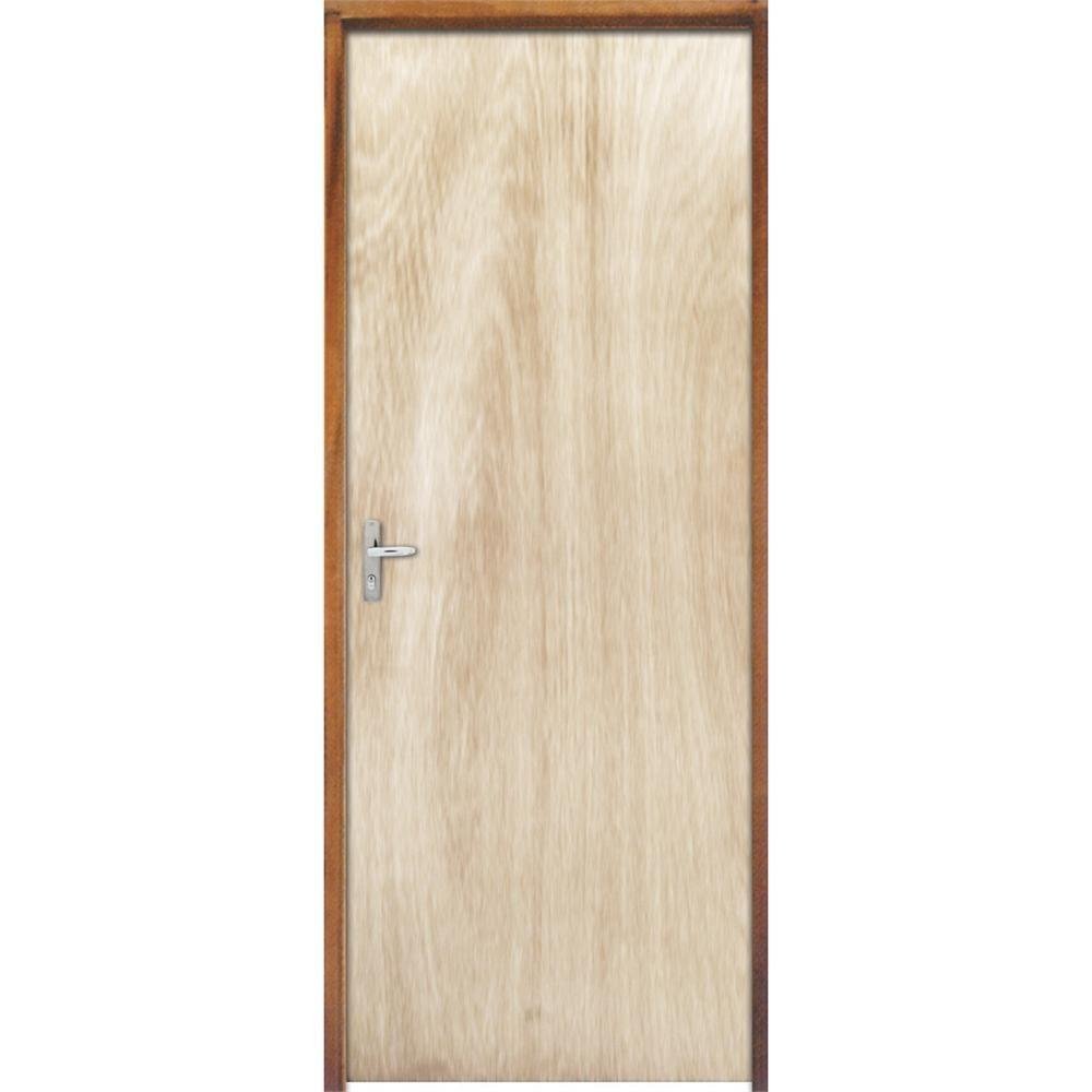 Porta Com Miolo Semi Oco Virola Lisa 210X82Cm Direito | MadeiraMadeira