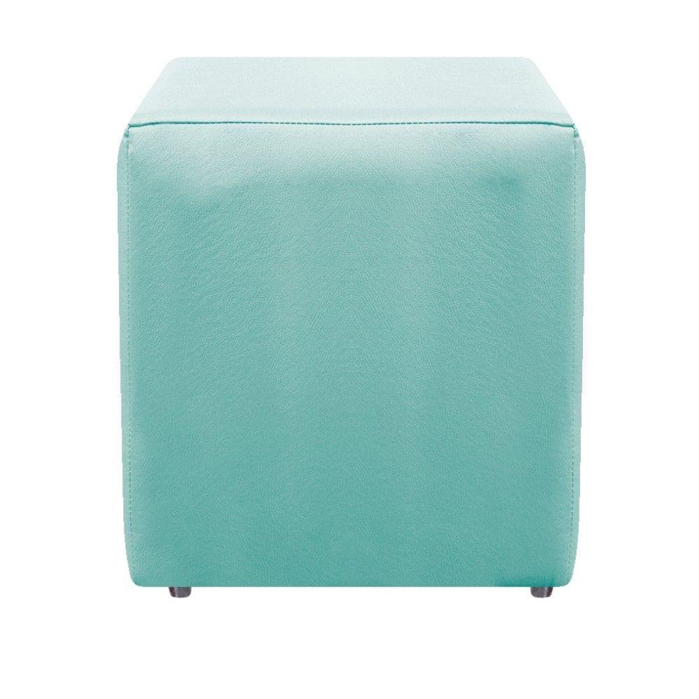 Puff Decorativo Dado Azul Tiffany | MadeiraMadeira