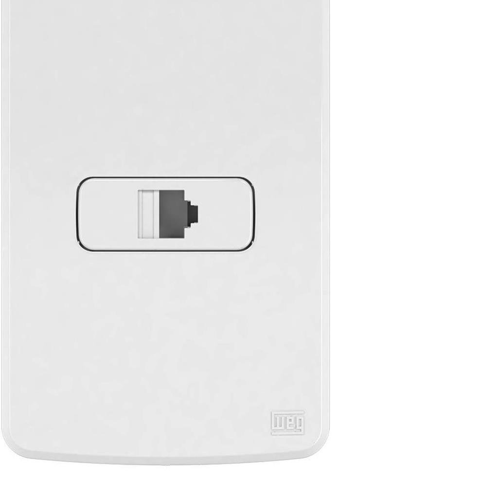 Conjunto Tomada Rede Keystone Rj45 Cat5E 4X2 Branco Composé ...