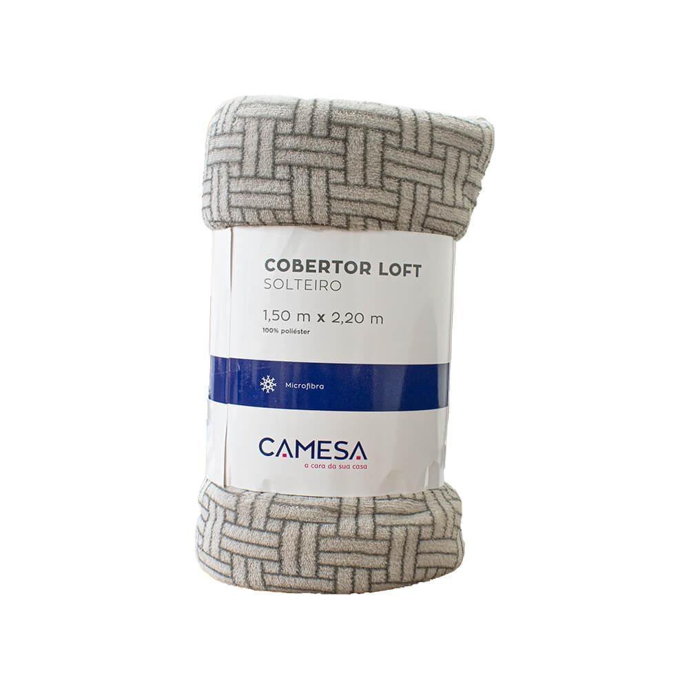 Cobertor de Solteiro Microfibra Antialérgico 1,5x2,2m Puzzle - Camesa ...