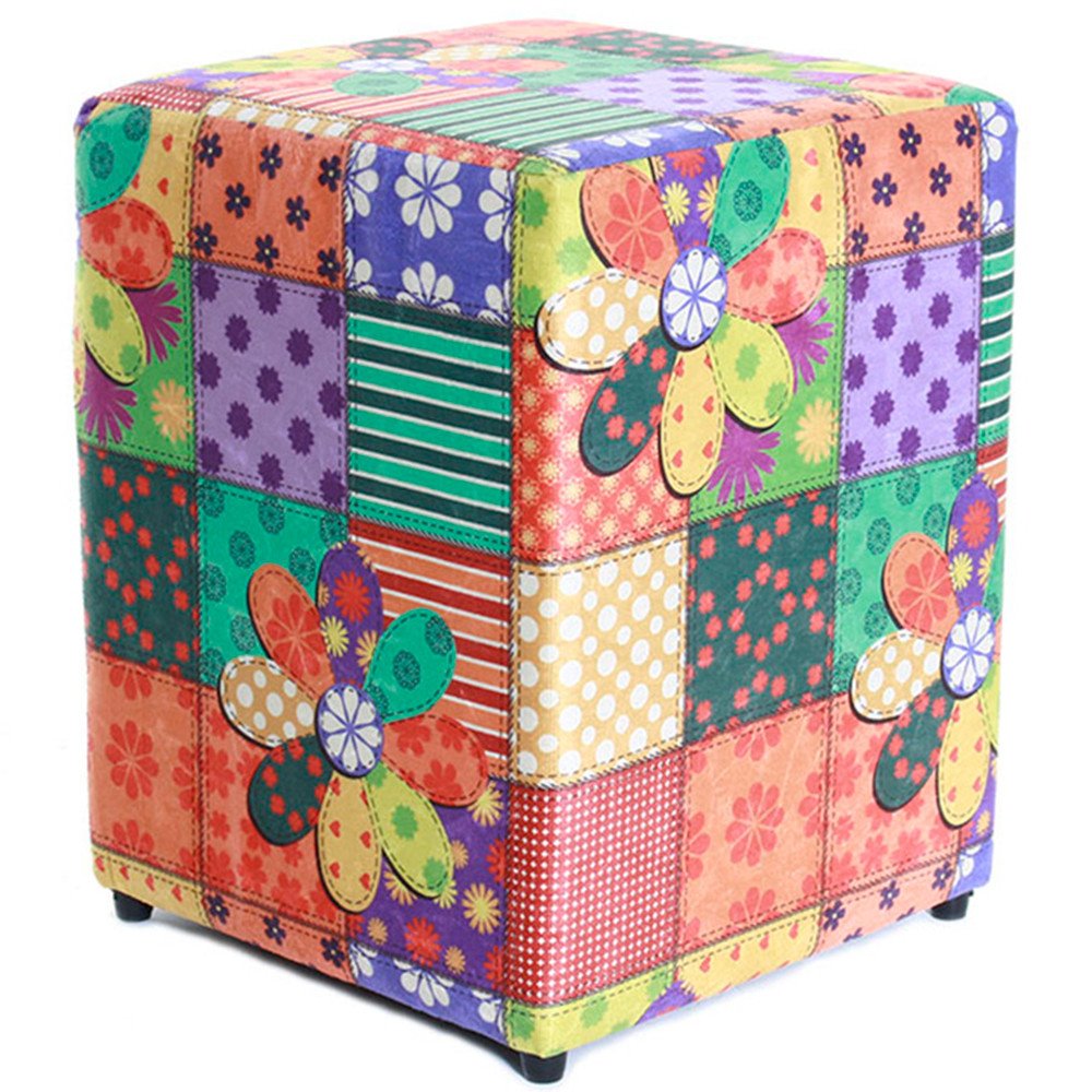 Puff Quadrado 45cm Decorativo Estampado Bf Colchões | MadeiraMadeira