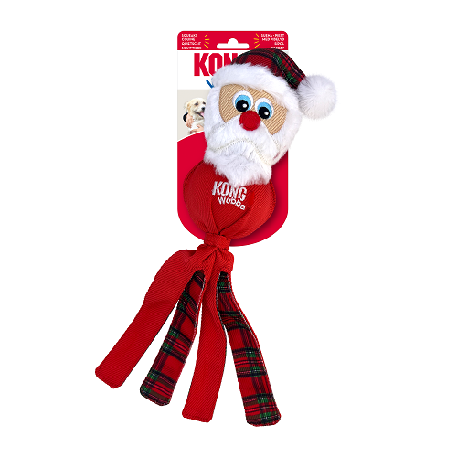 Pelúcia Wubba Natal Tecido Balístico Kong Holiday com Apito para Cães ...