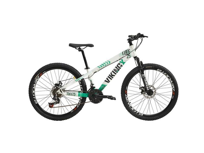 Bicicleta VikingX Tuff 25 aro 26 Quadro 13" 21 Marchas Freios A Disco ...