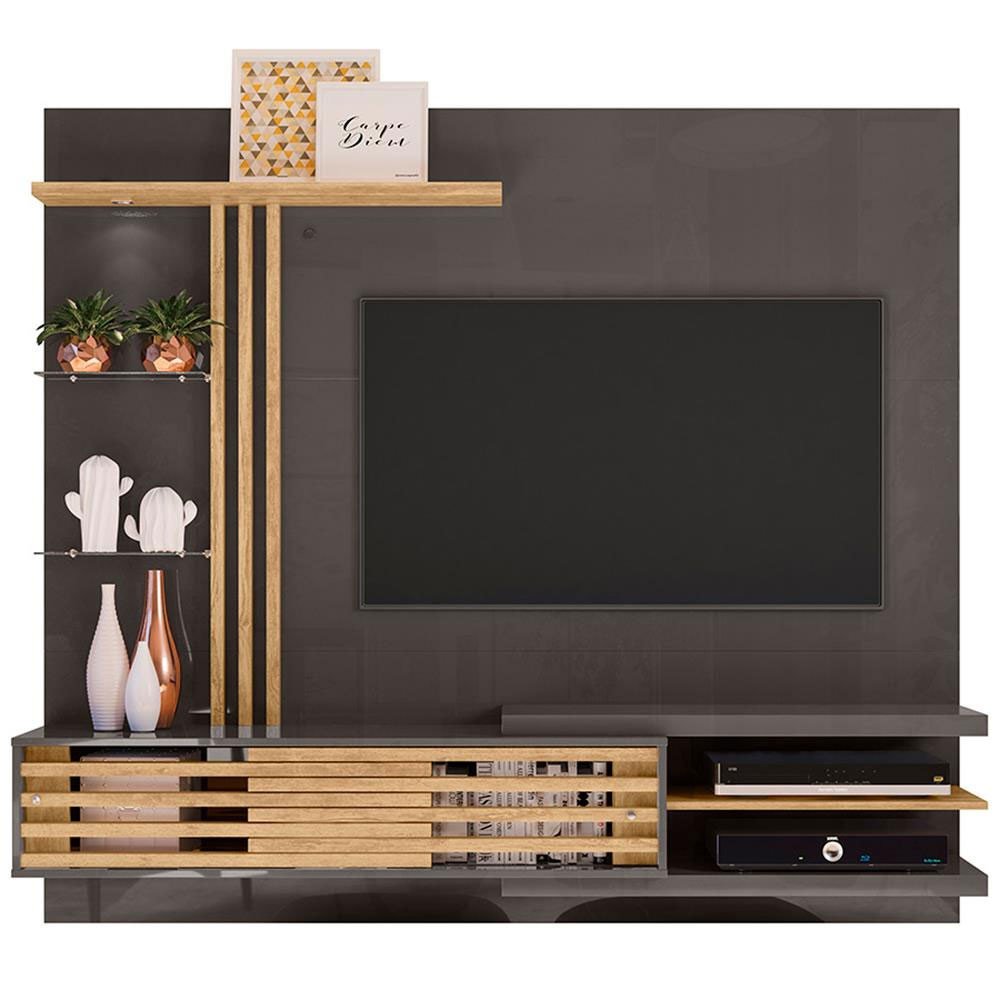 Painel Home Madetec Cross para TVs de até 55 | MadeiraMadeira
