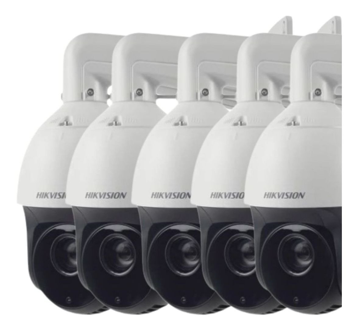 5 Câmeras de Segurança Speed Dome Hikvision Fullhd 2mp 1080p ...