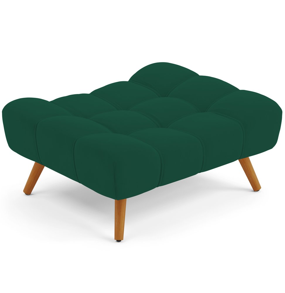 Puff Pet Cama Estofada para Cachorro Sofia L02 Suede Verde - Inoviza | MadeiraMadeira