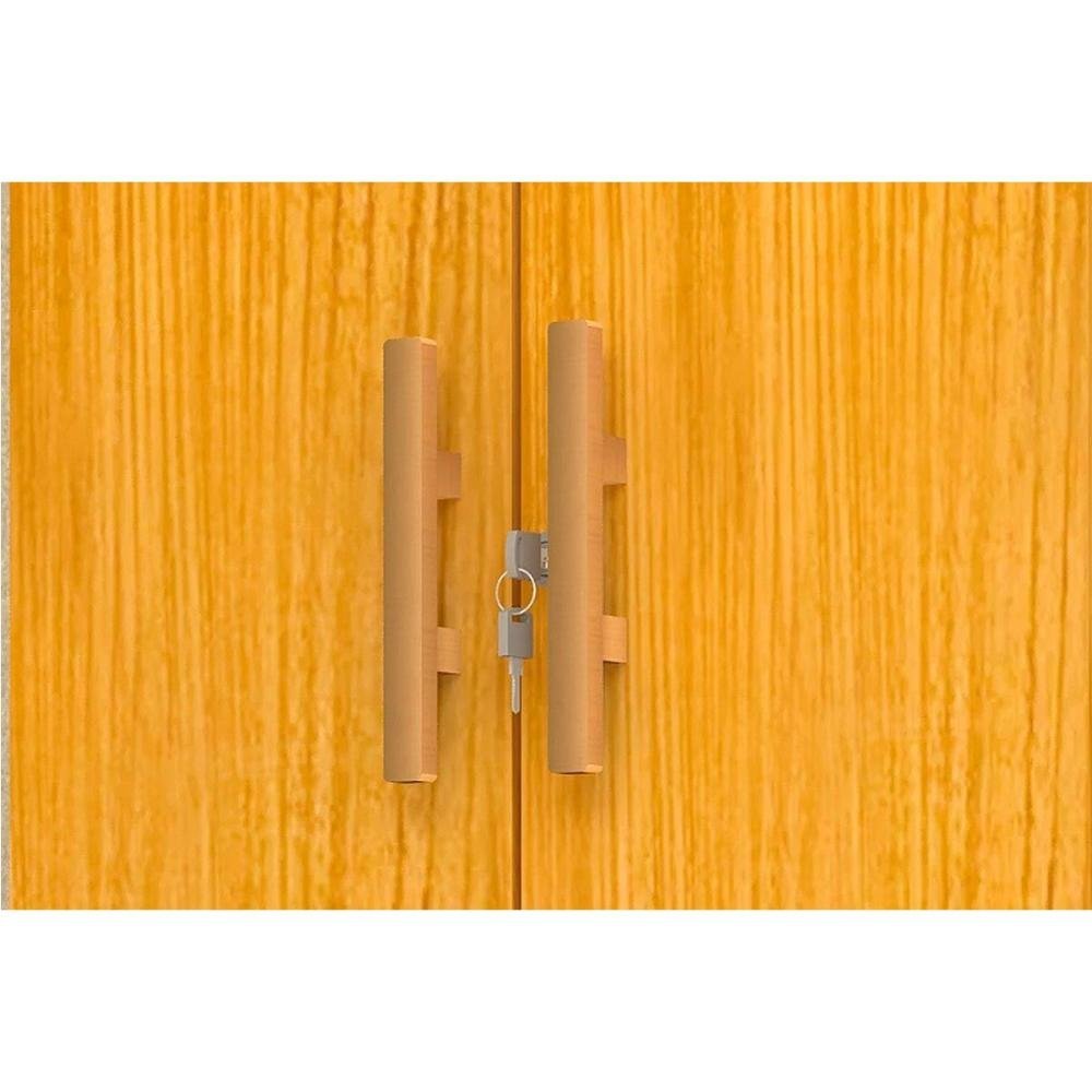 Armário Multiuso Juvenil Iris 2 Portas C/ Chave Nature - Acp ...