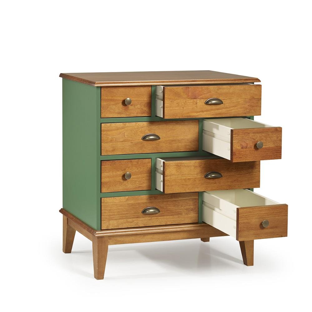 Cômoda 8 Gavetas Verde Amêndoa | MadeiraMadeira