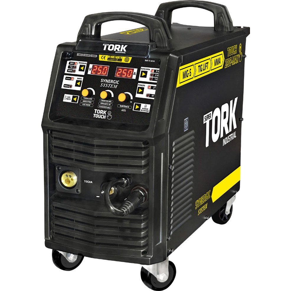 Fonte Inversora de Solda Super Tork Imets-9250-220v 3 em 1 Mig/mag, Tig ...