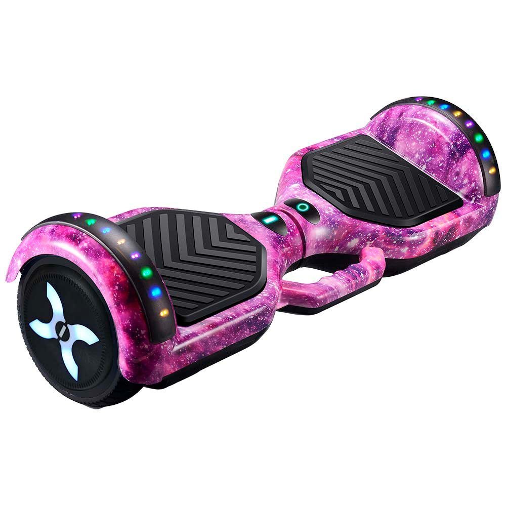 Skate Elétrico - Hoverboard Flash - Galáxia Rosa - Dm Toys | MadeiraMadeira