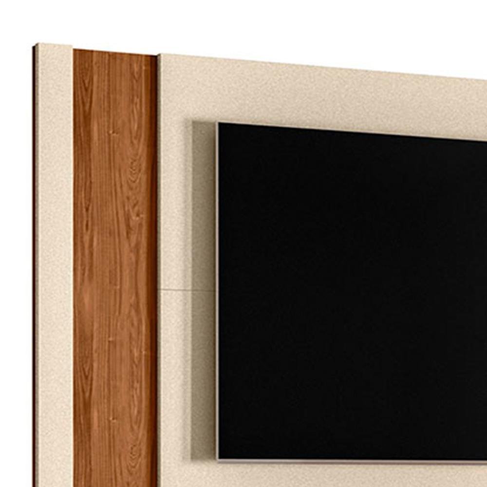 Painel Extensível Real Pérola Metalizado/cinamomo Mel para Tv até 65” - Mobler | MadeiraMadeira