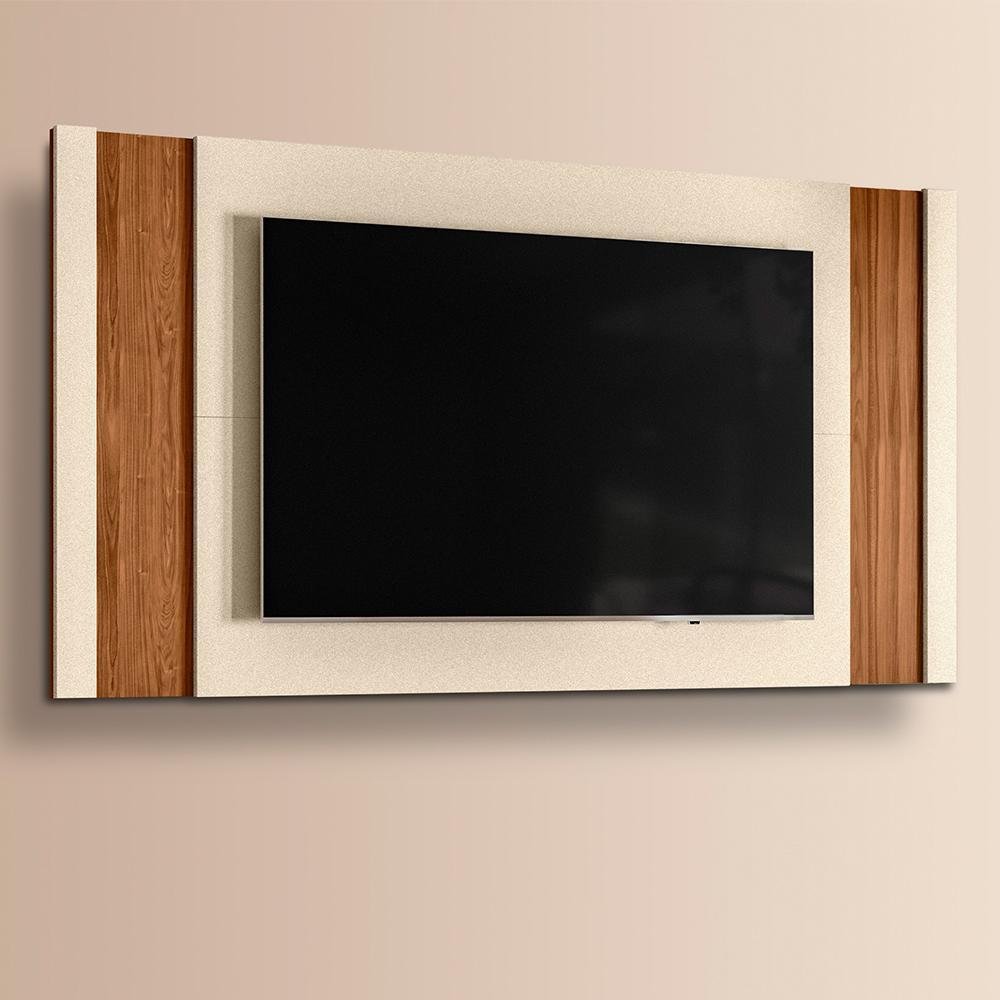Painel Extensível Real Pérola Metalizado/cinamomo Mel para Tv até 65” - Mobler | MadeiraMadeira