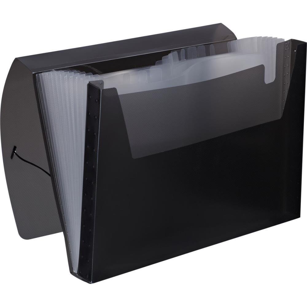 Pasta Sanfonada Plastica NEW Line A4 12 Divisoes Fume Polibras ...