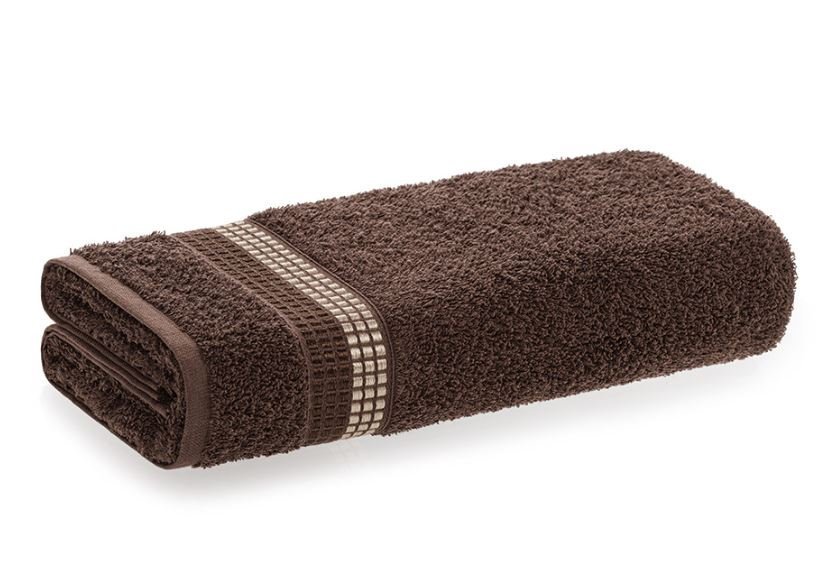 Toalha de Banho Fio Cardado Dimer Karsten Marrom | MadeiraMadeira