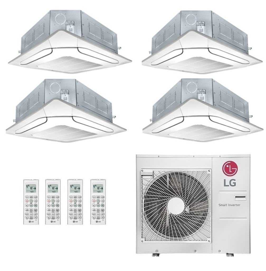 Ar-Condicionado Multi Split Inverter LG 30.000 BTUs (2x Evap Cassete 4 ...