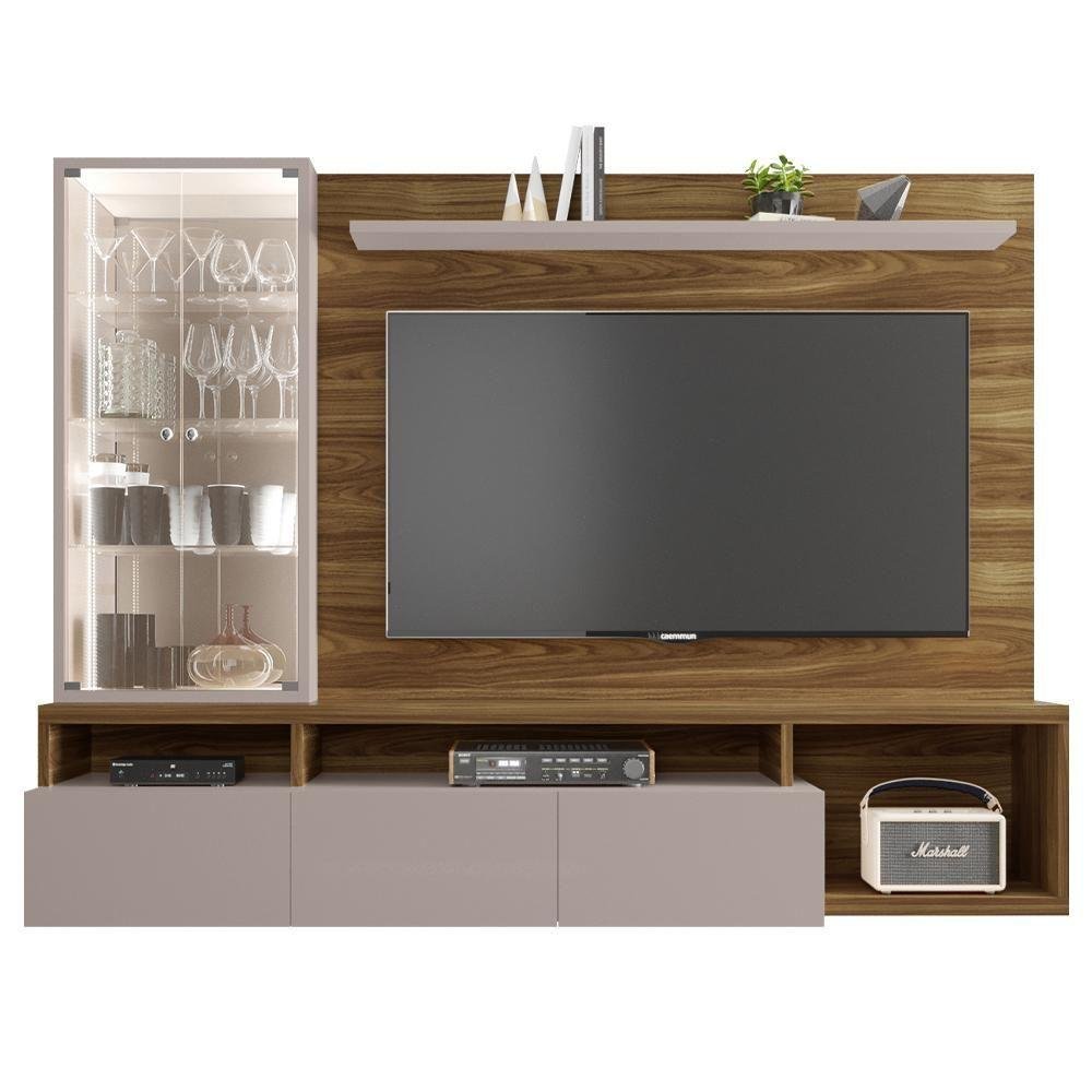 Painel Home Suspenso Para Tv Até 70 Polegadas Wave Caemmun | MadeiraMadeira