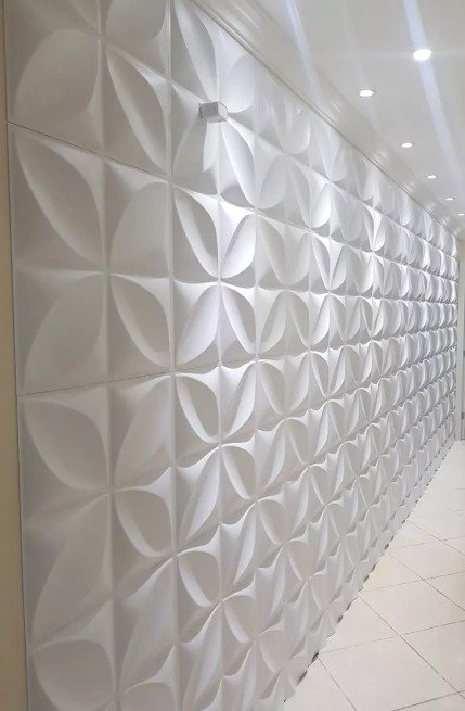 Kit 30 Placas Pvc 3d Revestimento De Parede e Teto Iris | MadeiraMadeira