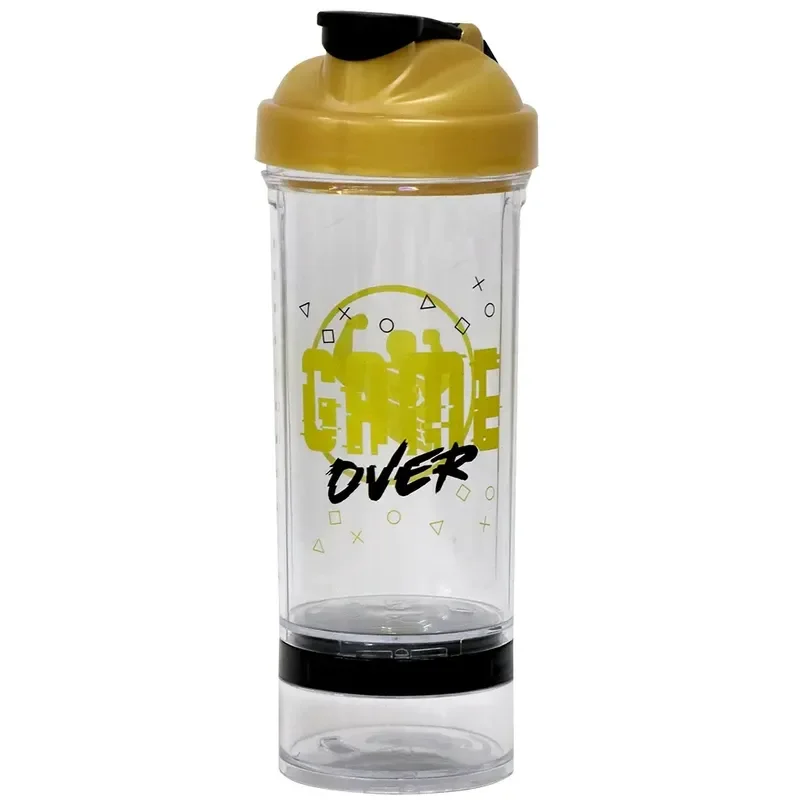 Garrafa Shake Gamer Over 700ml - Modelo El Negro | MadeiraMadeira