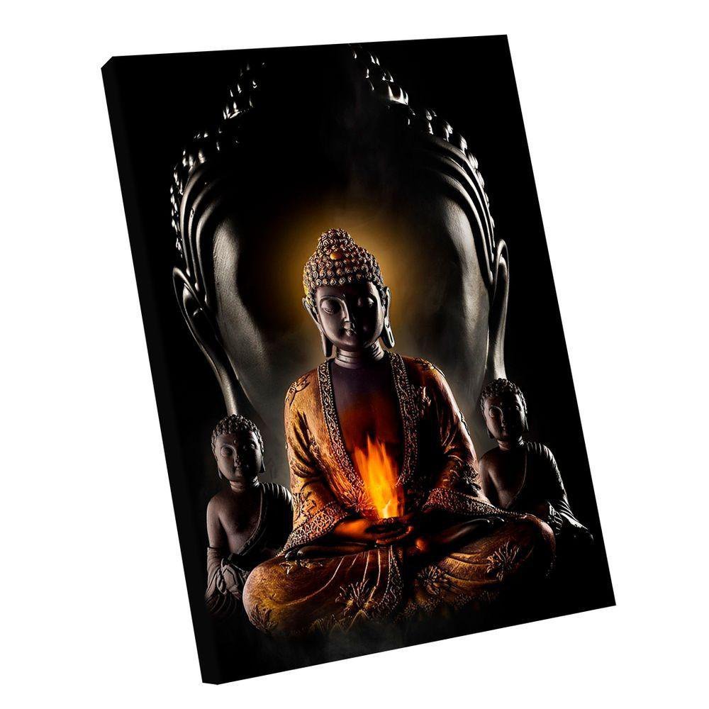 Quadro Buda Fire -- Br Artes | MadeiraMadeira