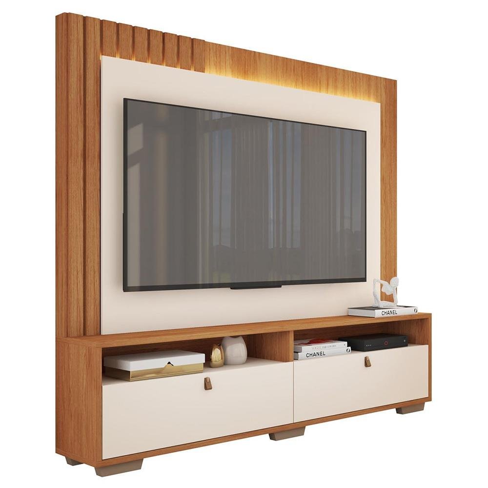 Estante Home para Tv até 70 Polegadas com Led Lar Caemmun | MadeiraMadeira