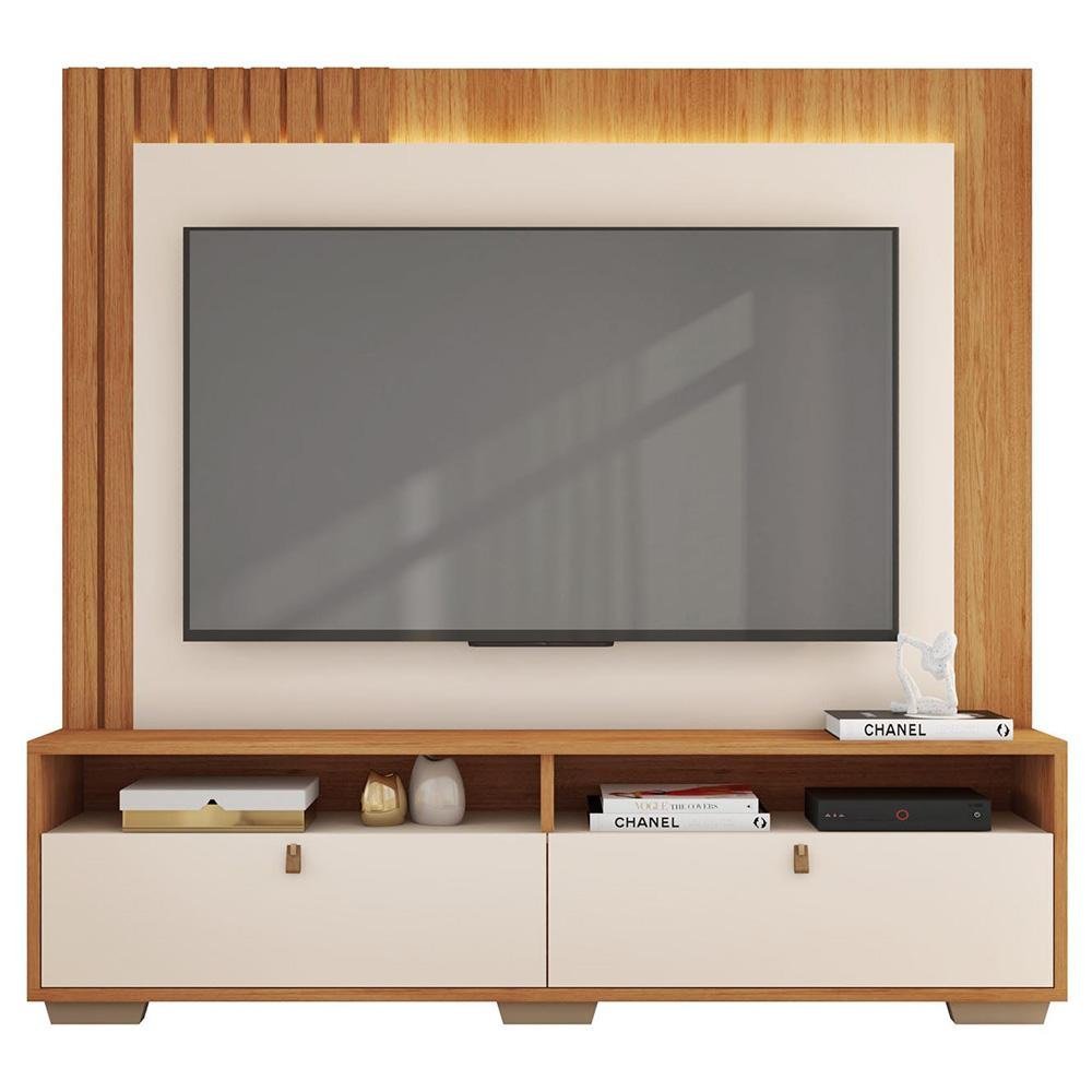Estante Home para Tv até 70 Polegadas com Led Lar Caemmun | MadeiraMadeira