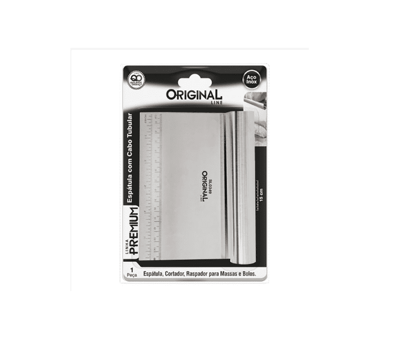 Espátula com Cabo Tubular Aço Inox Linha Premium Cortador e Raspador ...
