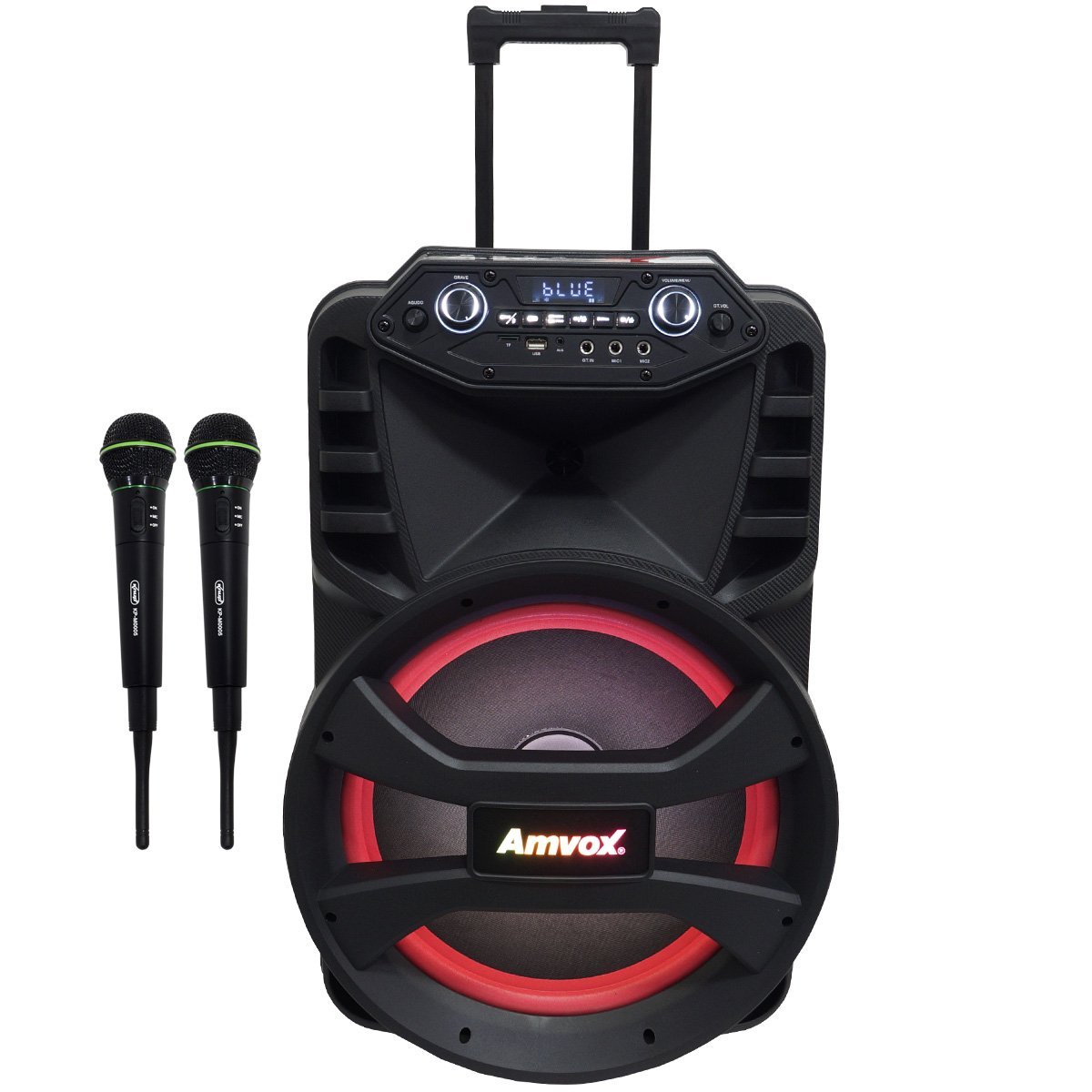 Caixa Som Amplificada Portátil Bluetooth 880w Rms Usb Mp3 Aux Tws Amvox Aca 880 Vegas 2 ...