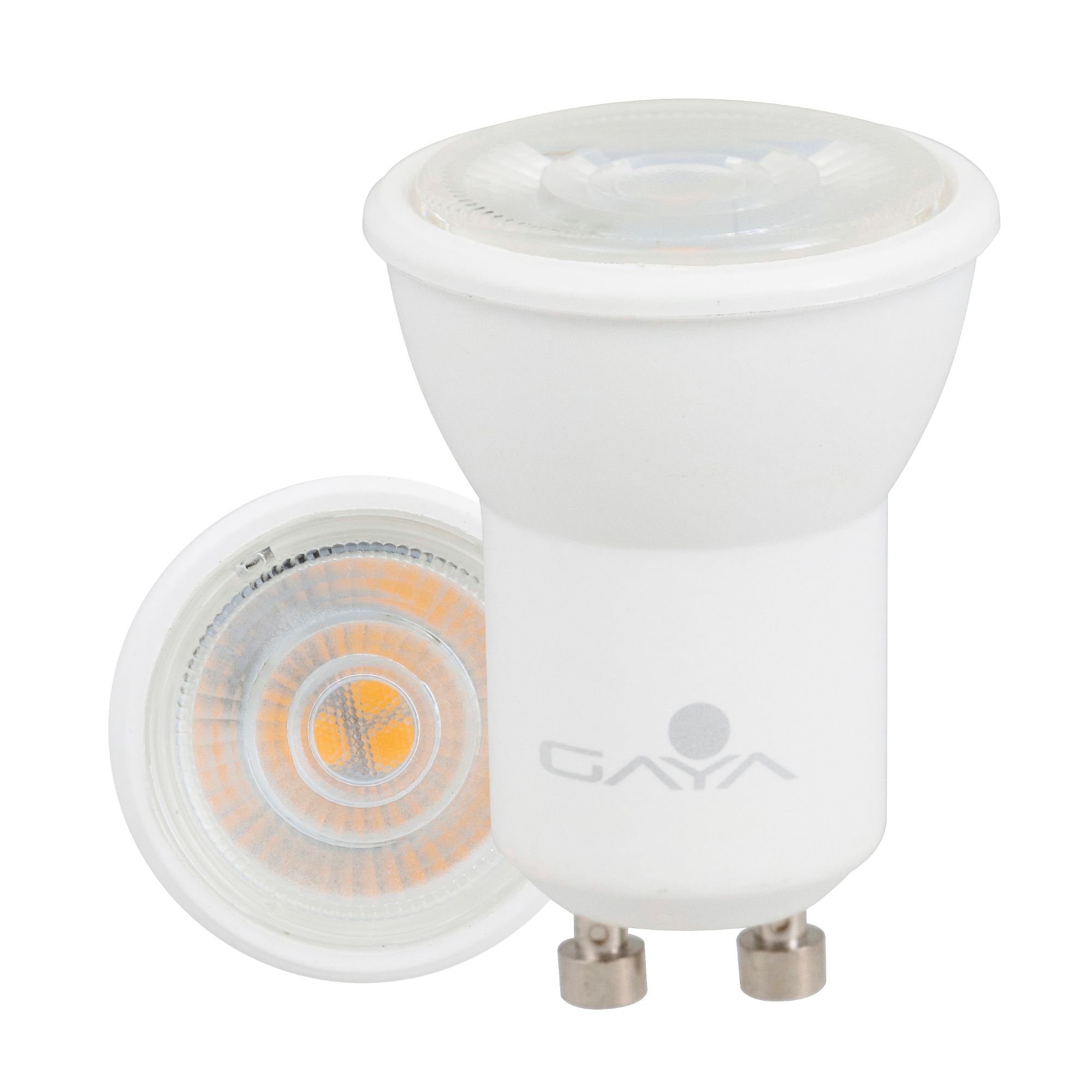 Lâmpada Led Mini Dicroica Dimerizável Gu10 36° 2700k 3,5w Bivolt Gaya ...