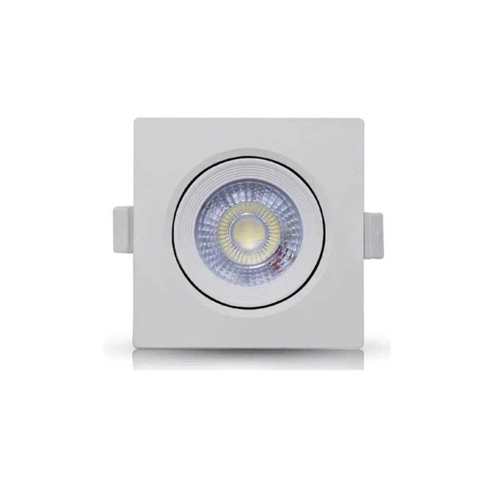 Spot Led Integrado Moderno Decoração Embutir Quadrado 5w Bivolt 3000k ...