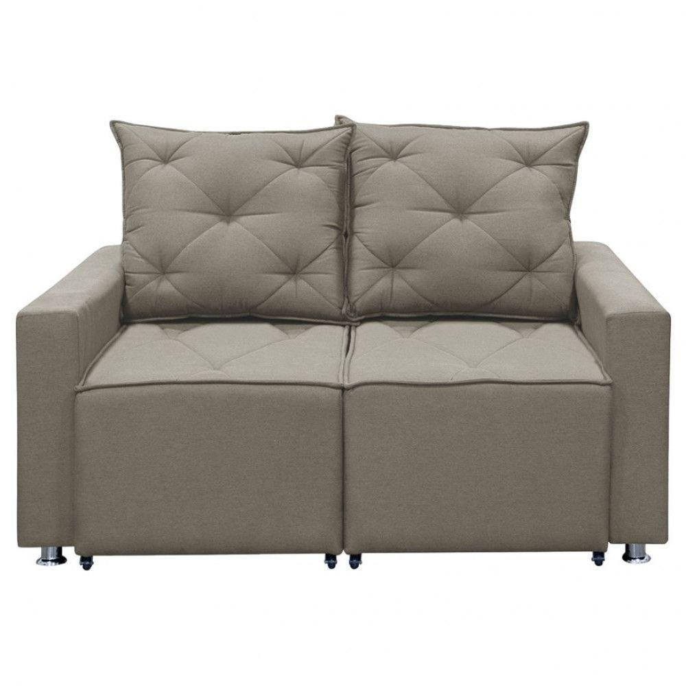 Sofá Retrátil 2 Lugares Bariloche 1.60cm Shop Das Cabeceiras Carvalho ...