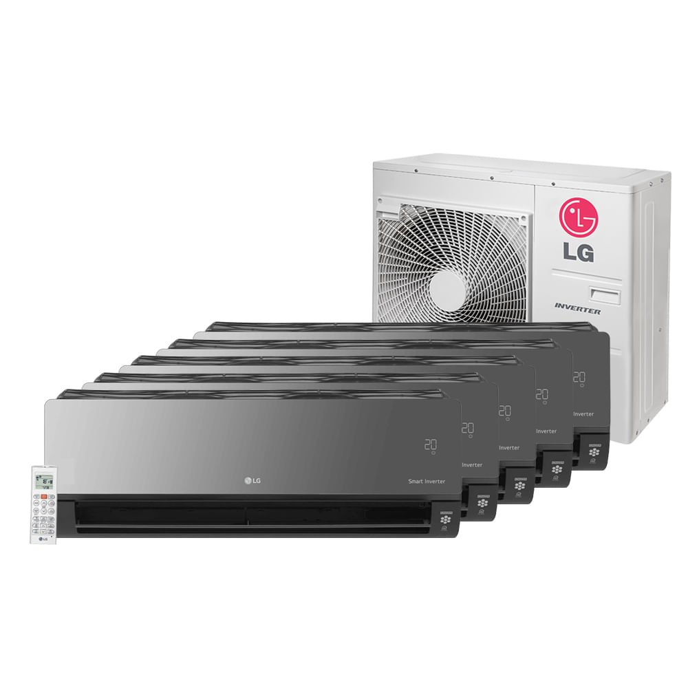 Ar Condicionado Multi Split Inverter Lg Artcool 3x7.000 e 2x12.000 Btu ...