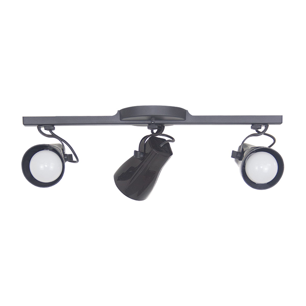 Spot Trilho Triplo Alpha 3 Sobrepor Direcionável E27 | MadeiraMadeira