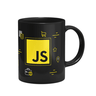 Caneca Dev - New Mug Javascript Js - Preta | MadeiraMadeira