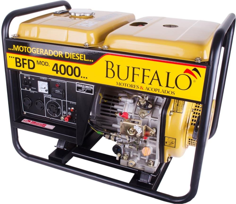 Motogerador Diesel Buffalo 7CV Mono 115/230V P Elétrica | MadeiraMadeira