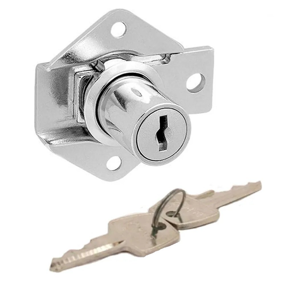 Fechadura Artigo 871-31mm Cromada para Móveis - Papaiz 871/31 Cromada | MadeiraMadeira