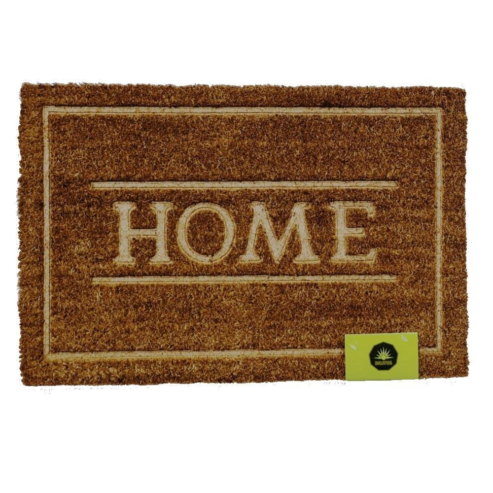 Capacho De Fibra De Coco Retangular Liso Home 40X60 Brutus | MadeiraMadeira