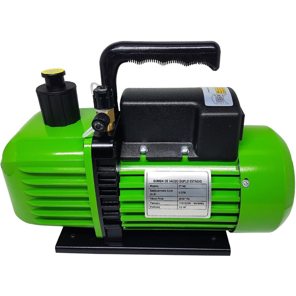 Bomba De Vácuo 5Cfm 5 Cfm Duplo Estágio Biv. Et140 Ecotools ...