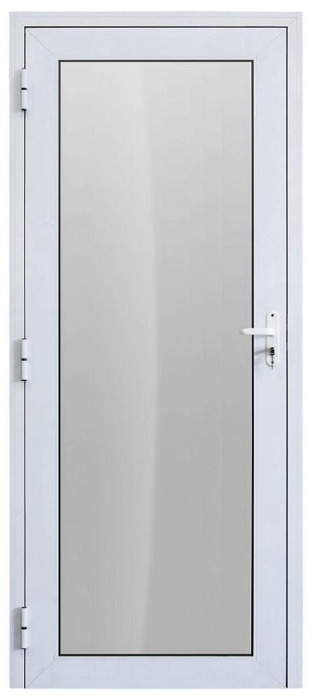 Porta de alumínio america vidro liso lambril maxx D - 210x90 ...