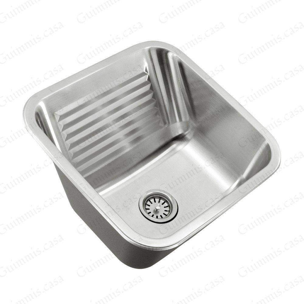 Kit Cuba Dupla Inox 304 + Tanque Lavanderia Guimmis.casa | MadeiraMadeira