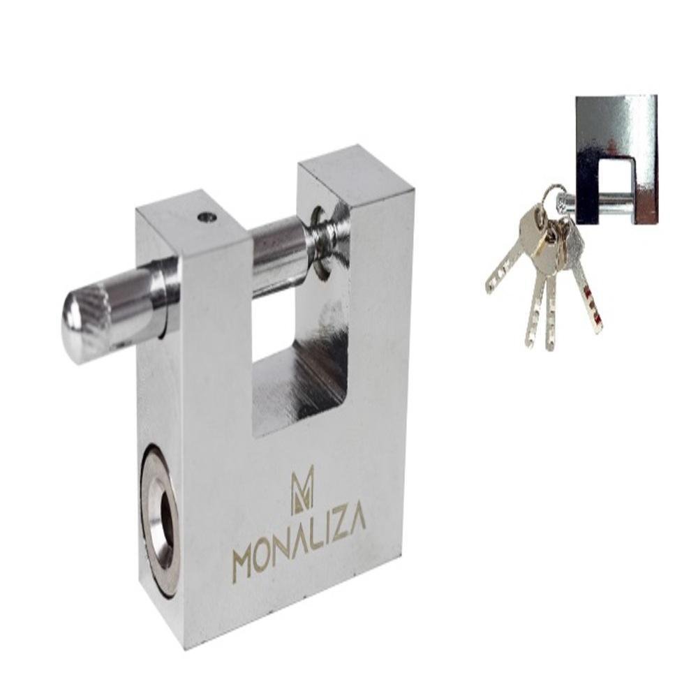 CADEADO GRANDE FECHADURA PROFISSIONAL 50MM BARRA TRANVERSAL BLINDADO ...