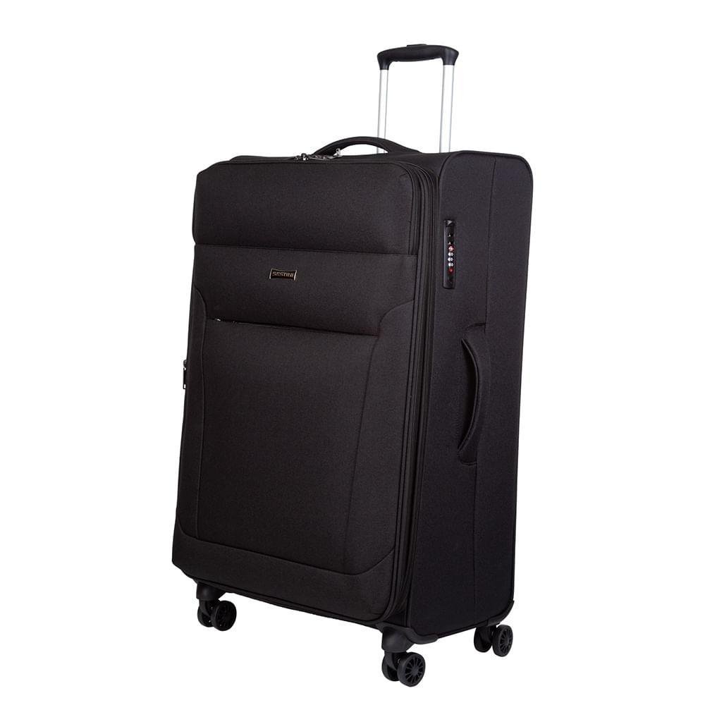 Mala Grande 360° Ultralight Plus Preto | MadeiraMadeira