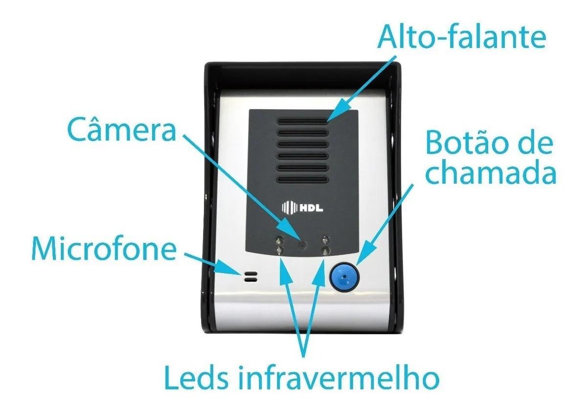 Módulo Externo Vídeo Porteiro Hdl Classic Pinhole | MadeiraMadeira