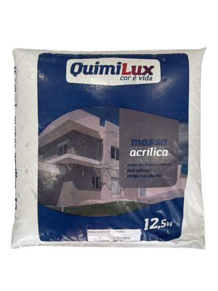 Massa Acrilica 12,5kg Saco - Quimilux | MadeiraMadeira