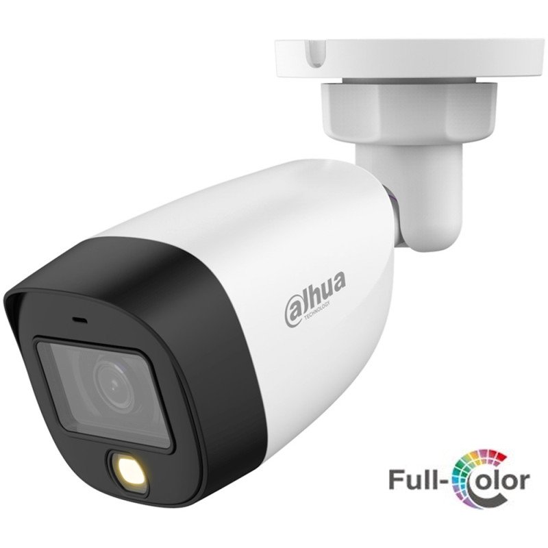 Camera de Seguranca Dahua 2MP Full-Color Bullet DH-HAC-HFW1209CP-LED | MadeiraMadeira