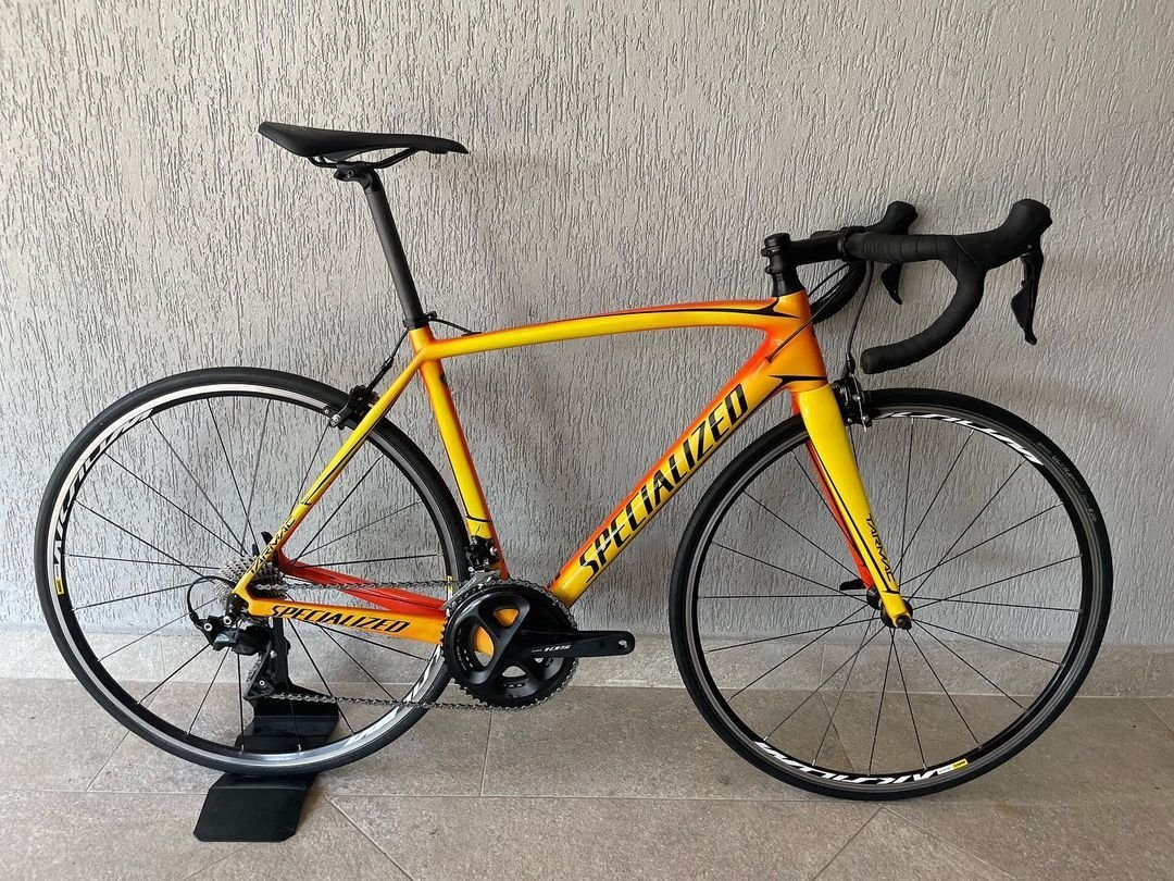 Bicicleta Specialized Tarmac TAM 54 Amarela/Laranja Seminova ...