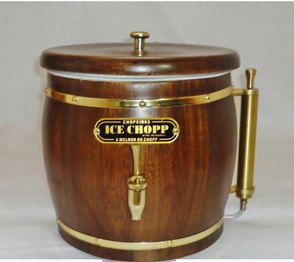 Chopeira Residencial 02 Garrafas - Rústica - Ice Chopp | MadeiraMadeira