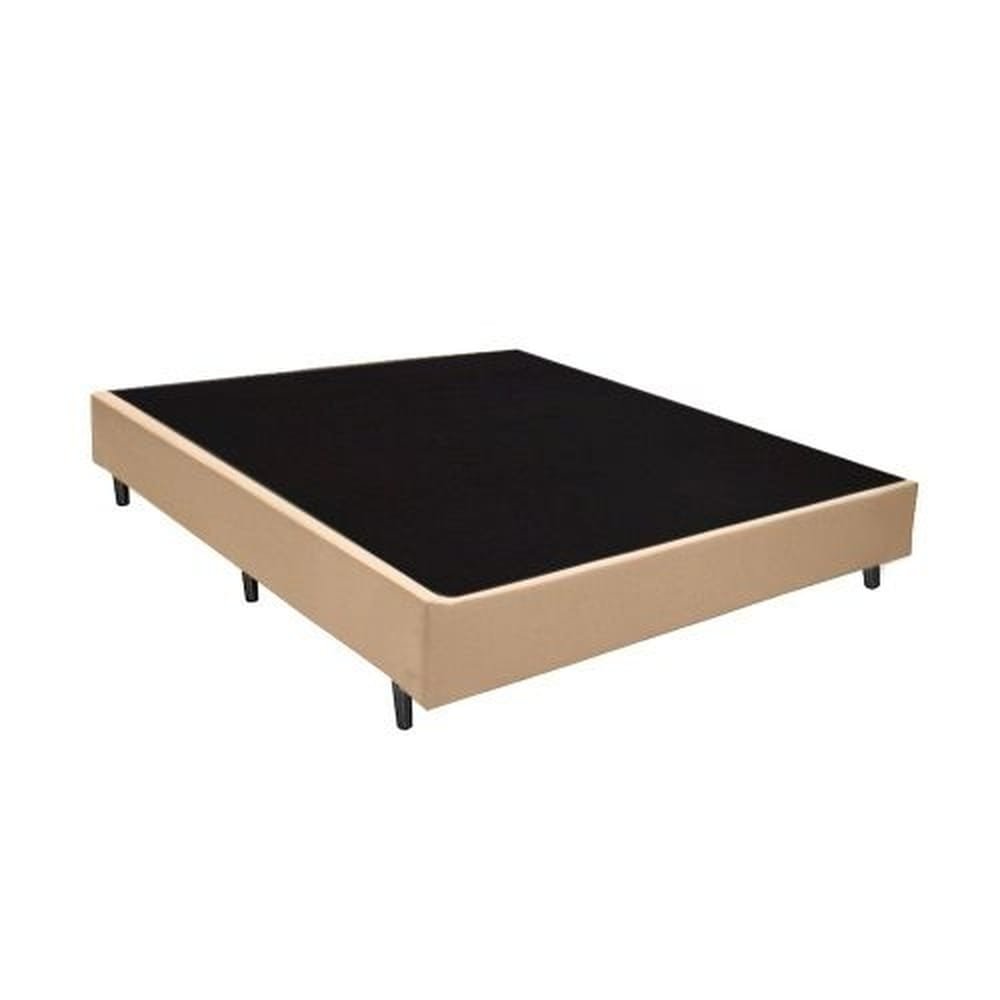 Base Box Casal DT Box 38x138x188 Courino Bege | MadeiraMadeira