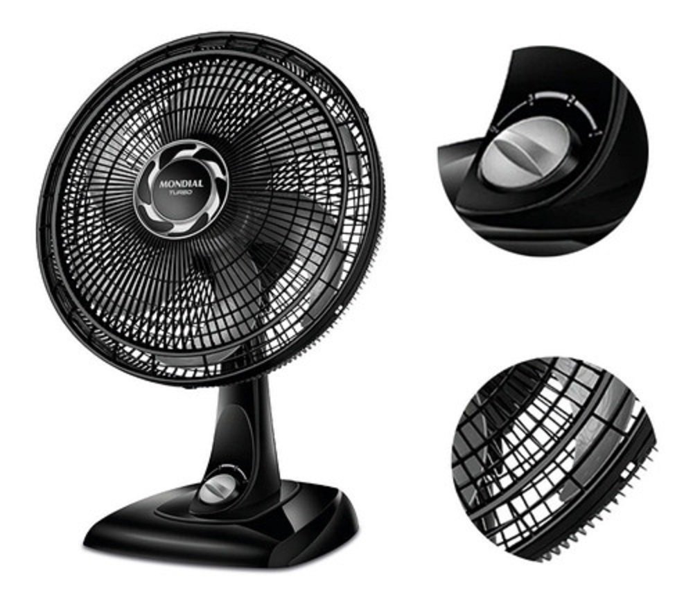 VENTILADOR 40CM MAXI POWER VT-40-B 110V/220V MONDIAL | MadeiraMadeira